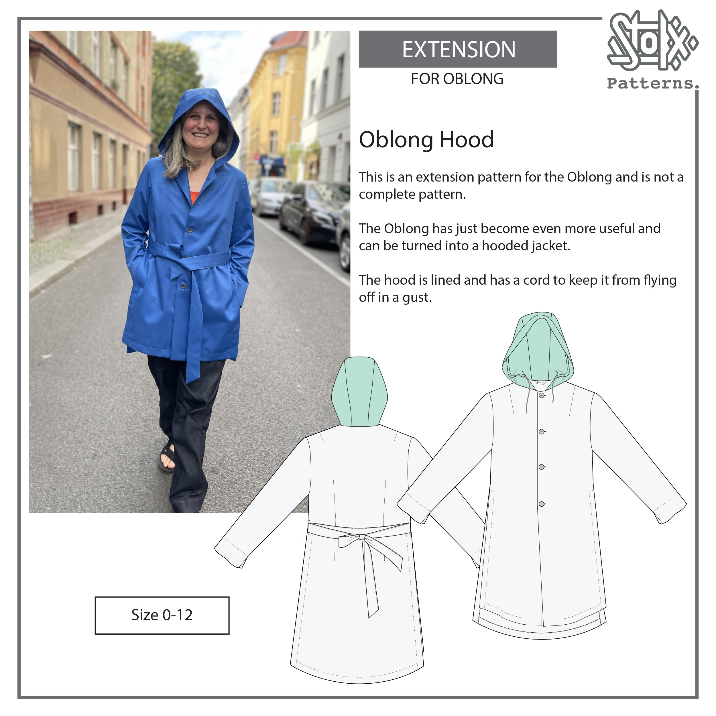 Oblong Extension - Hood – Stokx Patterns
